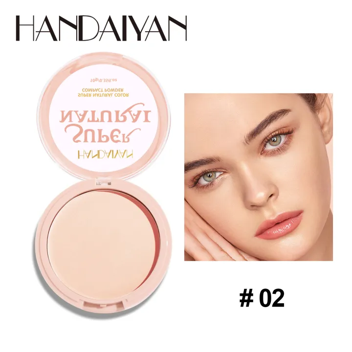 HANDAIYAN Light Soft Setting Pressed Powder Natural Waterproof Long ...
