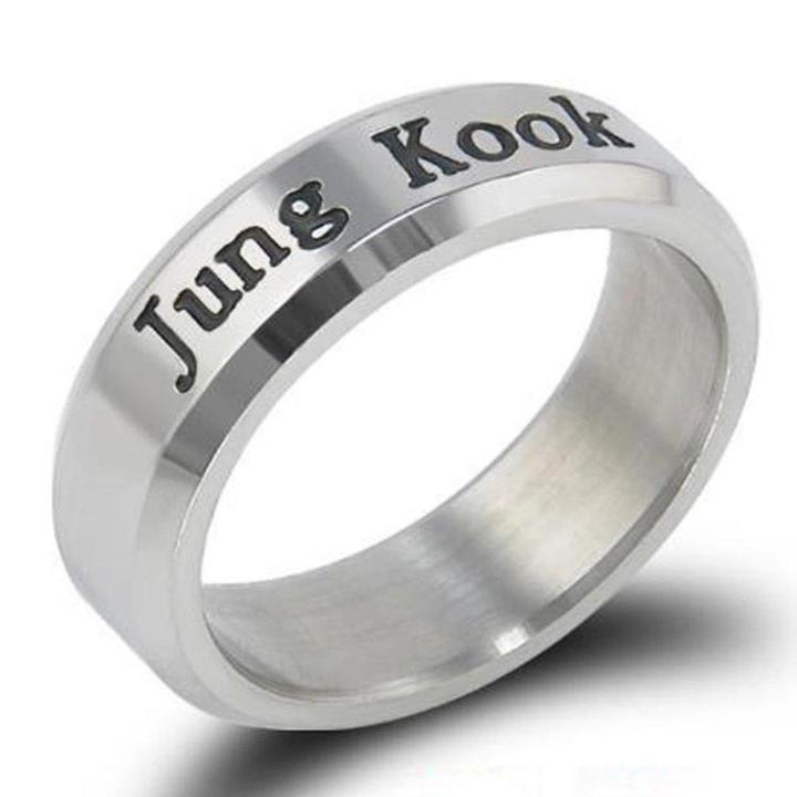 【Alizeker Mall】LALA Style Bangtan BTS Ring Rap Monster BTS LKTTT Rings ...