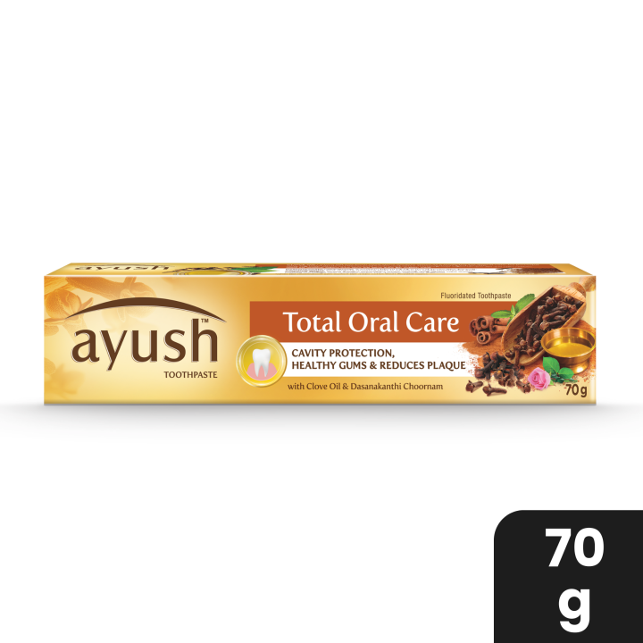 Ayush Total Oral Care Toothpaste, 70g | Daraz.lk