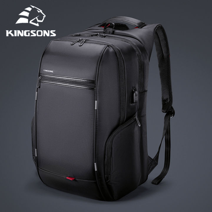 Kingsons Waterproof Man Bag Backpack Laptop Bags 17 inches External USB ...