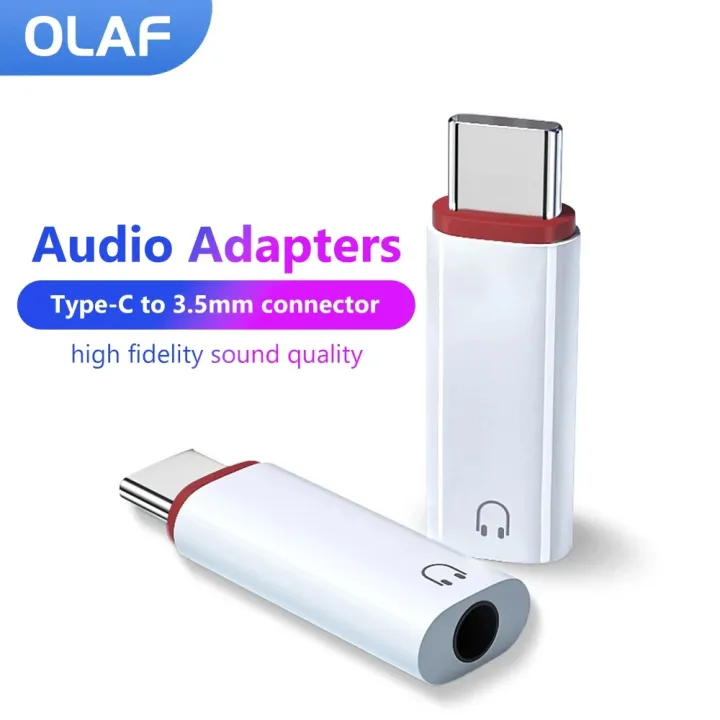 Olaf Type c To 3.5mm Earphone Adapter 3.5 Jack USB C Audio Converter ...