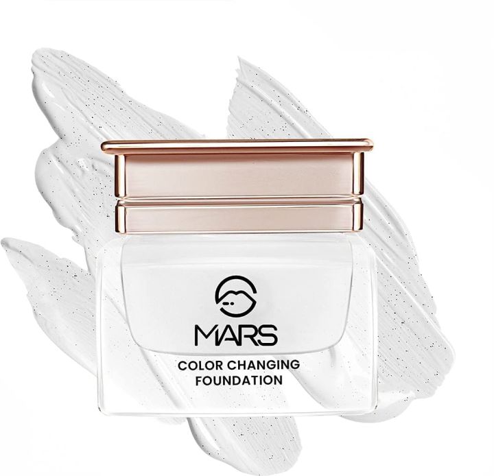 MARS Color Changing Foundation, Liquid Water Proof Satin Finish, Face ...