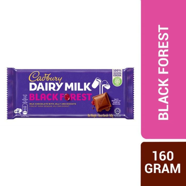 Cadbury DaIry Milk Chocolate 160g With BLACK FOREST | Daraz.lk