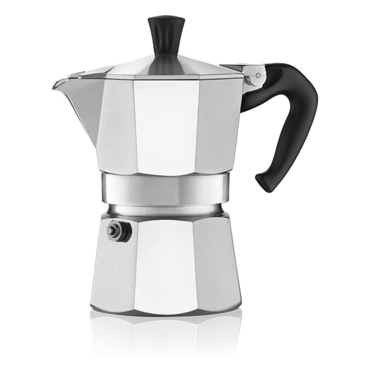 Moka Pot Aluminium Coffee Pot Silver Coffee Pot Coffee Pot Iconic ...