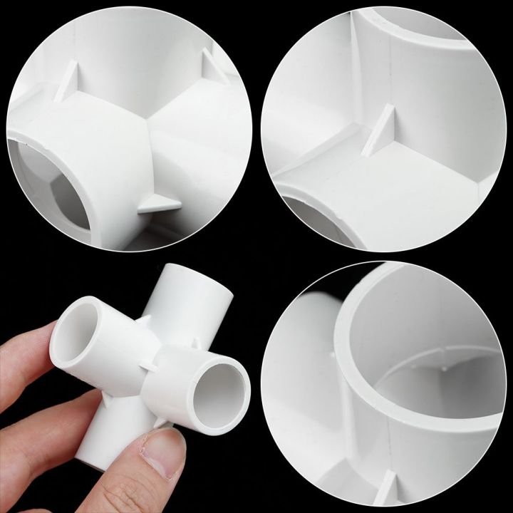 Pipe Fittings 3 WAY 4 WAY 5 WAY 6WAY Stereoscopic PVC Pipe Connector Water Pipe Connector | Daraz.lk