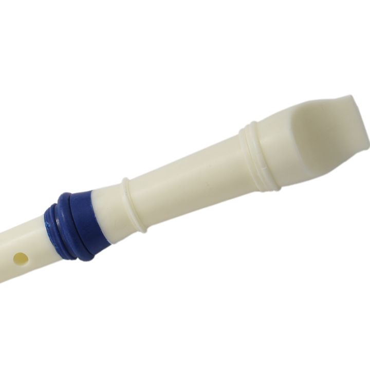 OYPFXMI Students Plastic 8 Holes Soprano Recorder Flute Beige Blue w ...