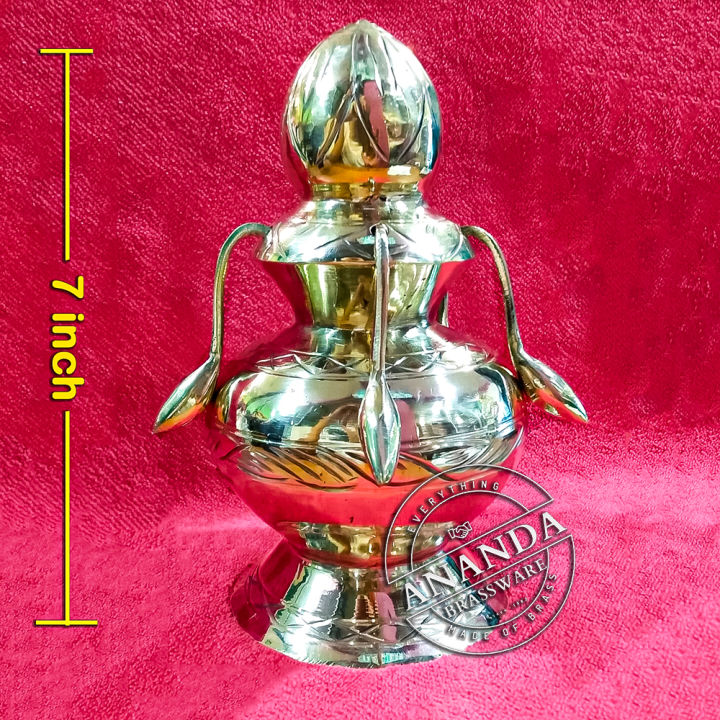 Brass Punkalasa 7 inch 2 pcs | Daraz.lk