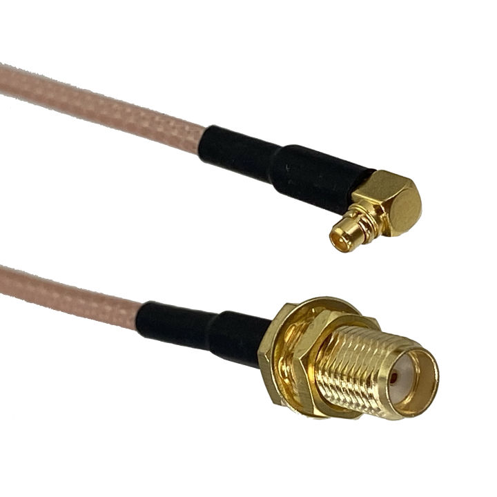 RG316 Cable SMA Female Jack Bulkhead Straight to MMCX Male Plug Right ...