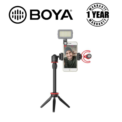 Original BOYA BY-VG330 Smartphone Vlogger Kit with BY-MM1 Mic and ...