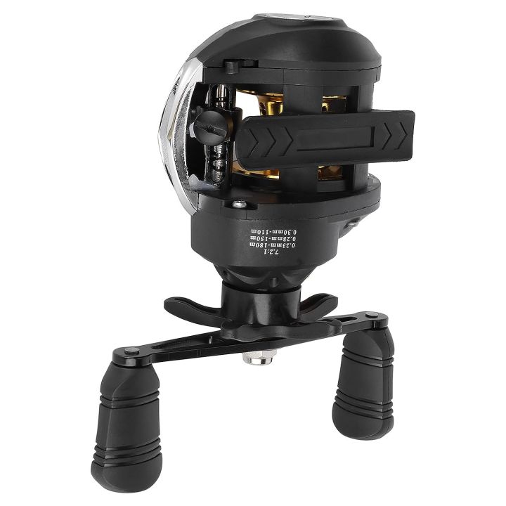 Outtobe Water Drop Wheel Metal Baitcasting Fishing Reel High Speed 7.21 ...