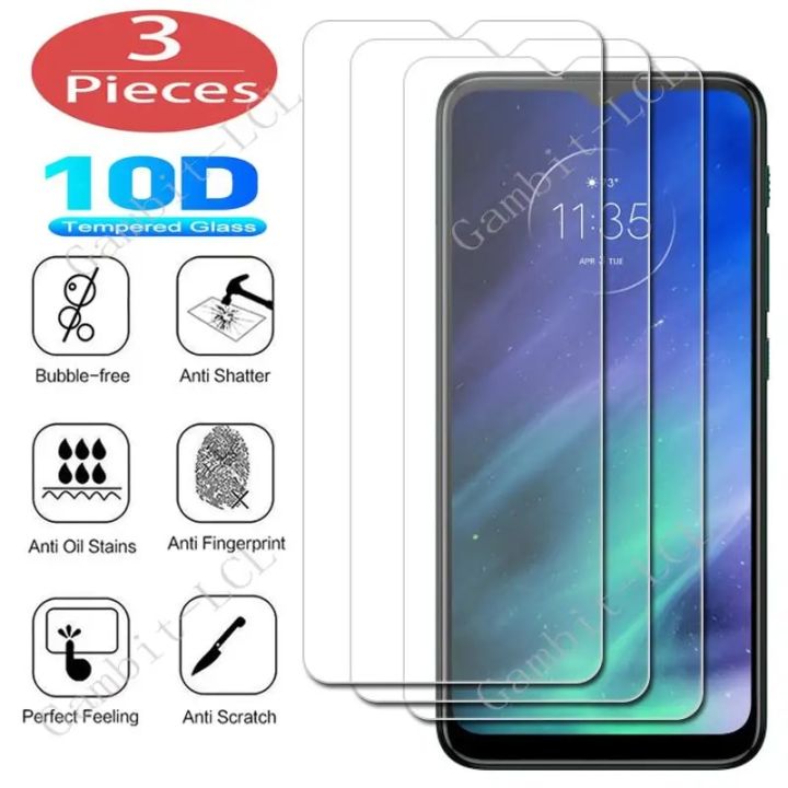 3Pcs Protection Glass For Motorola Moto G9 Play Plus G8 Power Lite G7 One Fusion P30 Note ...