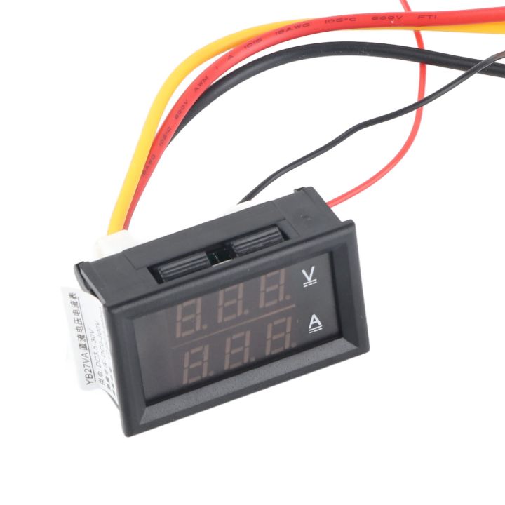 Volt Amp Meter DC3.5-30V Power Supply Digital Voltage Ammeter for ...