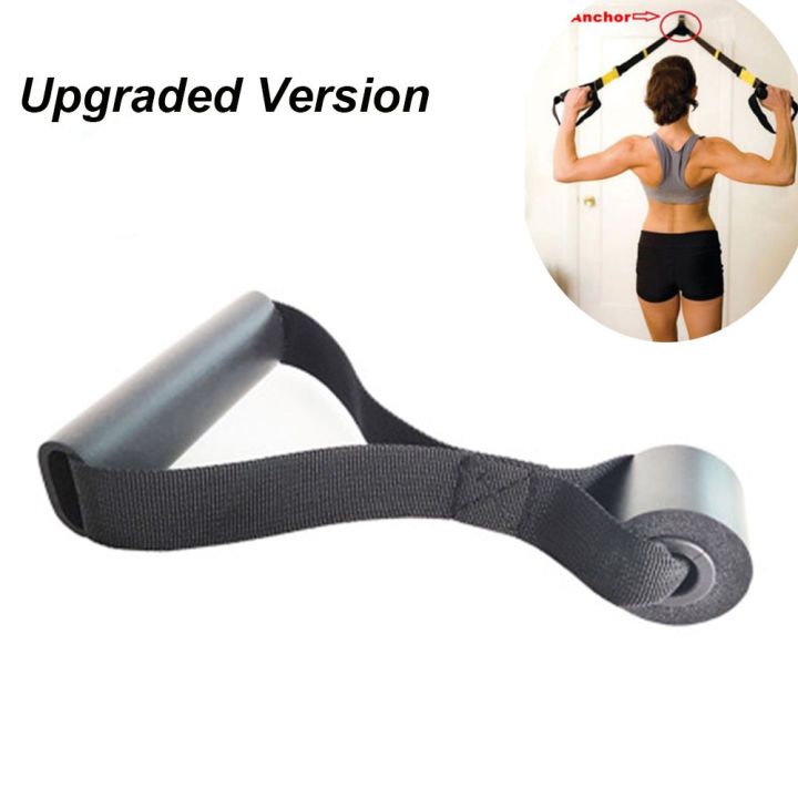 New Training Exercise Yoga Resistance Bands Over Door Anchor Home ...