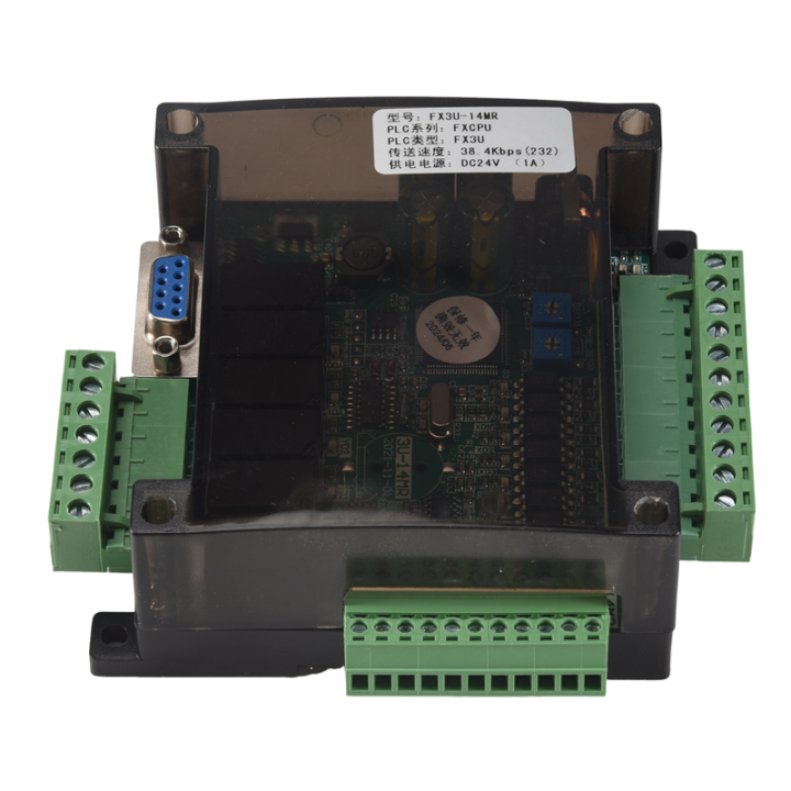 FX3U-14MR PLC Industrial Control Board 8 Input 6 Output Programmable ...