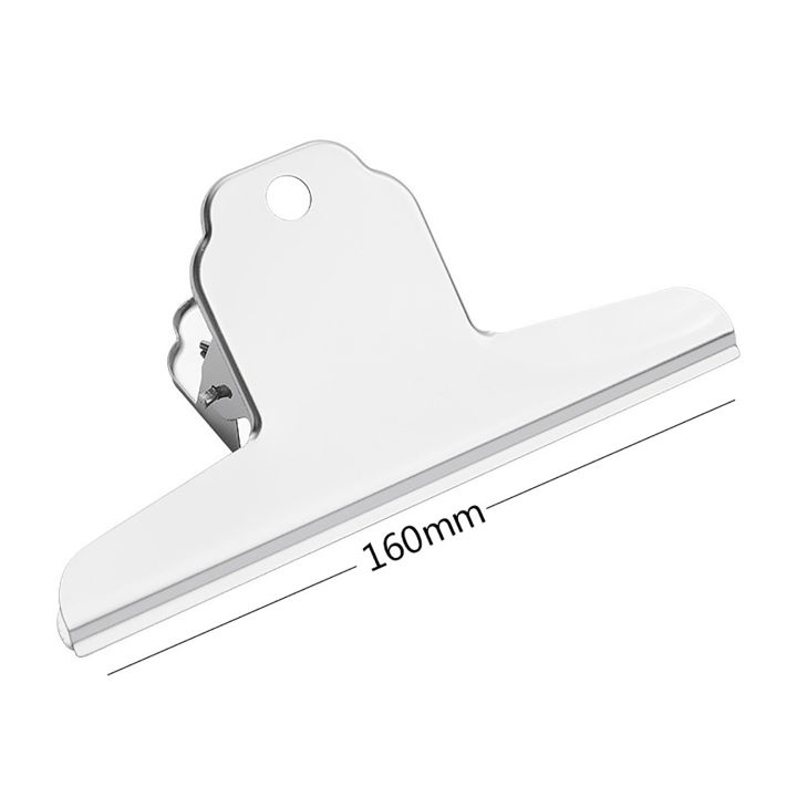 【Customizable】 16cm Large Size Clip Silver Paper Organizer Clip ...