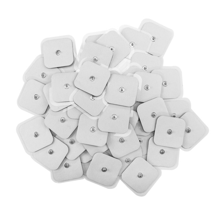 30Pcs 4X4cm Electrodes Electrode Pad Self Adhesive Electrode Patches ...
