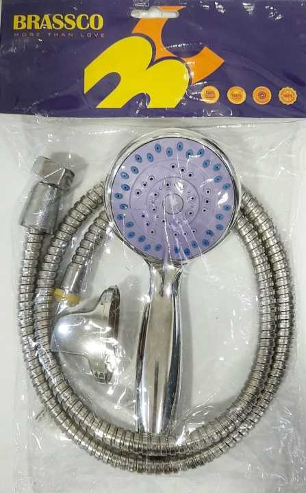 Brassco Hand Shower Set Square Bathroom Shower Telephone Shower with ...