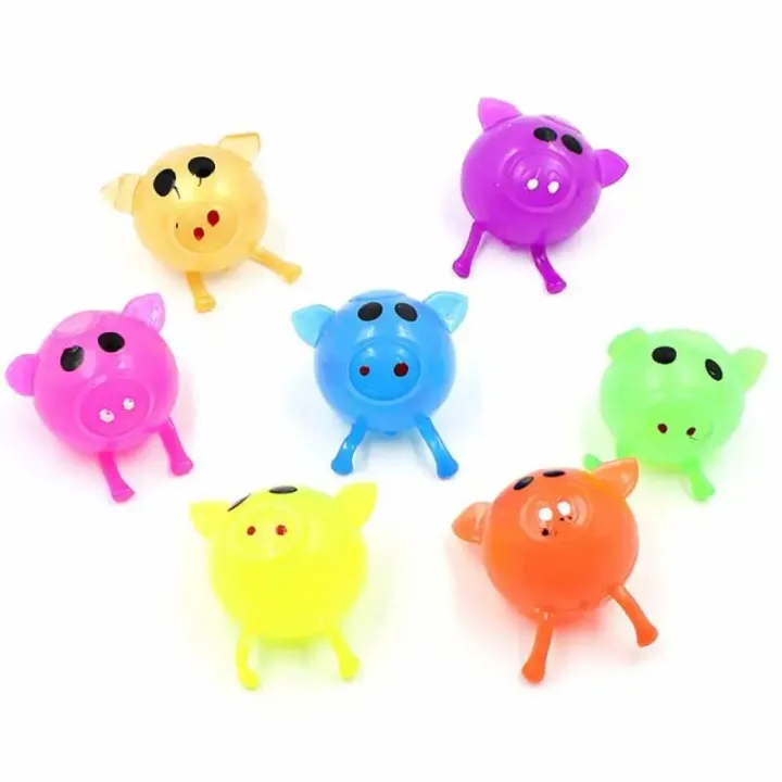 【Serendipity party】Jello Pig Cute Anti Stress Splat Pig Vent Toy ...