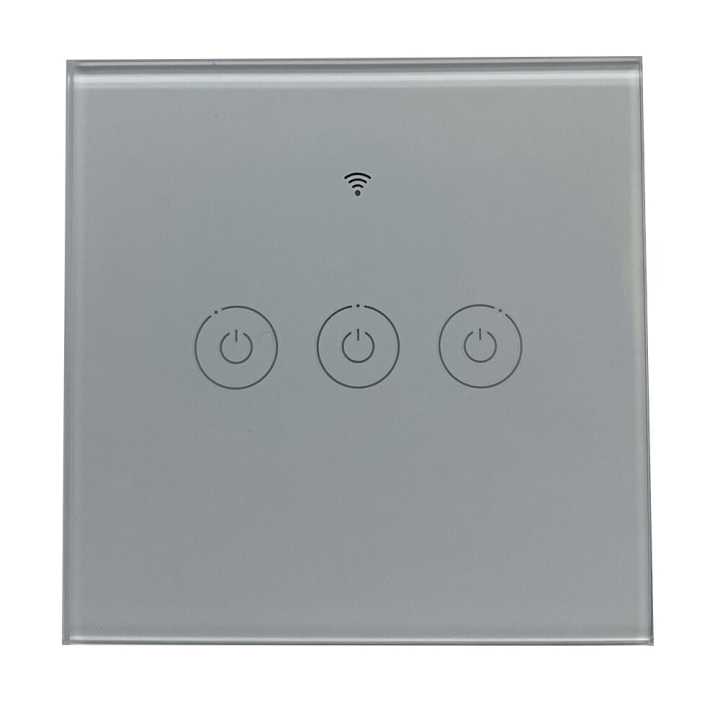 Smart Touch Wall Switch - 3 Gang | Daraz.lk