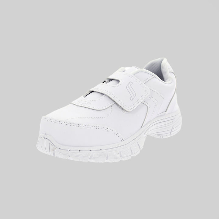 DSI SUPERSPORT Girls School Shoes Double Velcro White | Daraz.lk