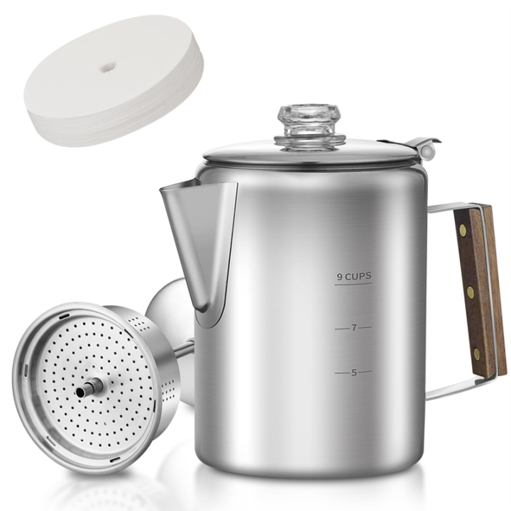 Percolator Campfire Coffee Pot Coffee Pot Stovetop Coffee Maker for ...