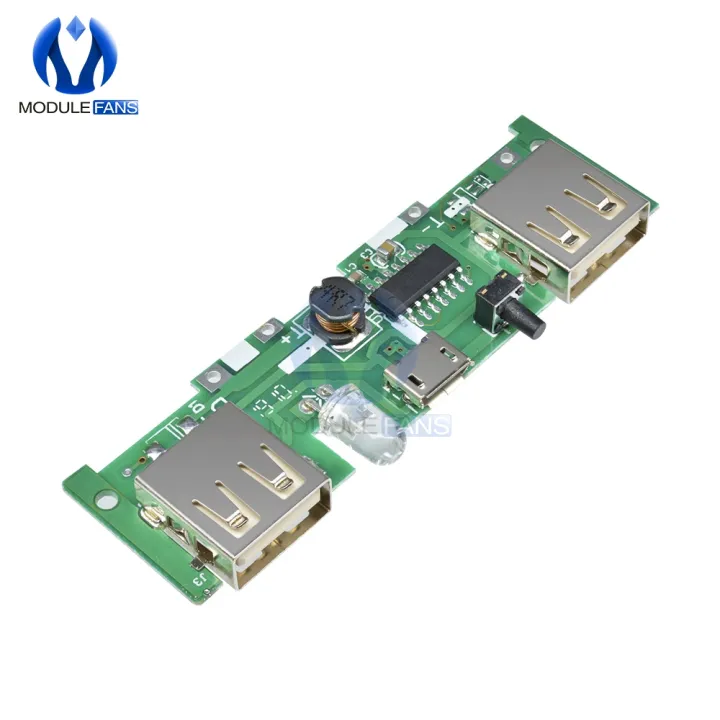 5V 1A 2A Mobile Power Bank Charger Control Module Micro USB Polymer ...
