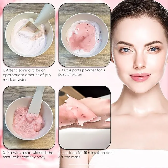 DR MEINAIER hna Hydro Arbutin Jelly Mask Powder for Face, Facials ...
