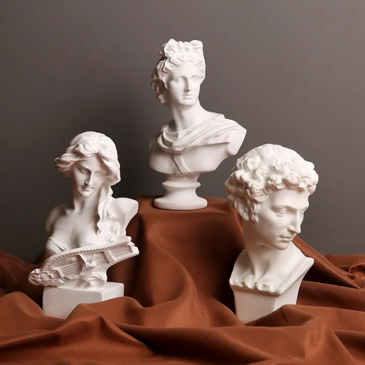 New Figurines Home Decor Nordic Greek Statue Art Mini Ornaments Resin ...