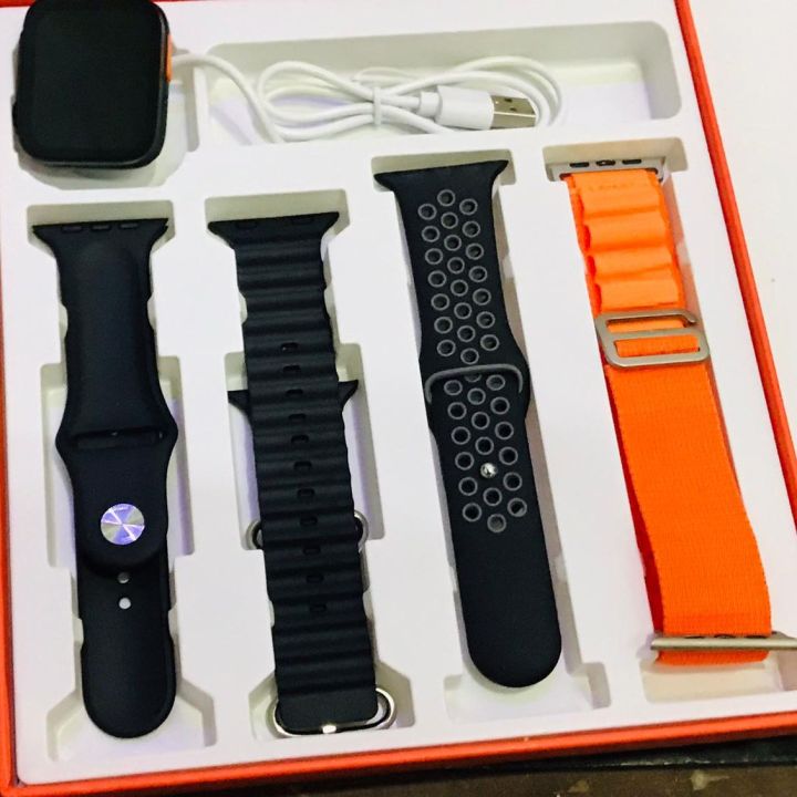 Ultra Y10 Smart Watch With 4 Strap | Daraz.lk