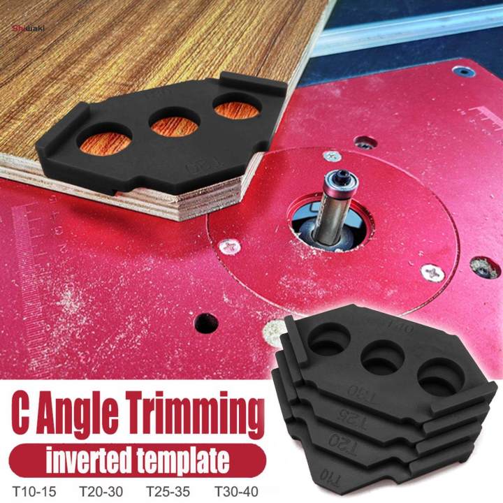4Pcs Jig Router Templates Routing Desk Corners Router Templates for ...