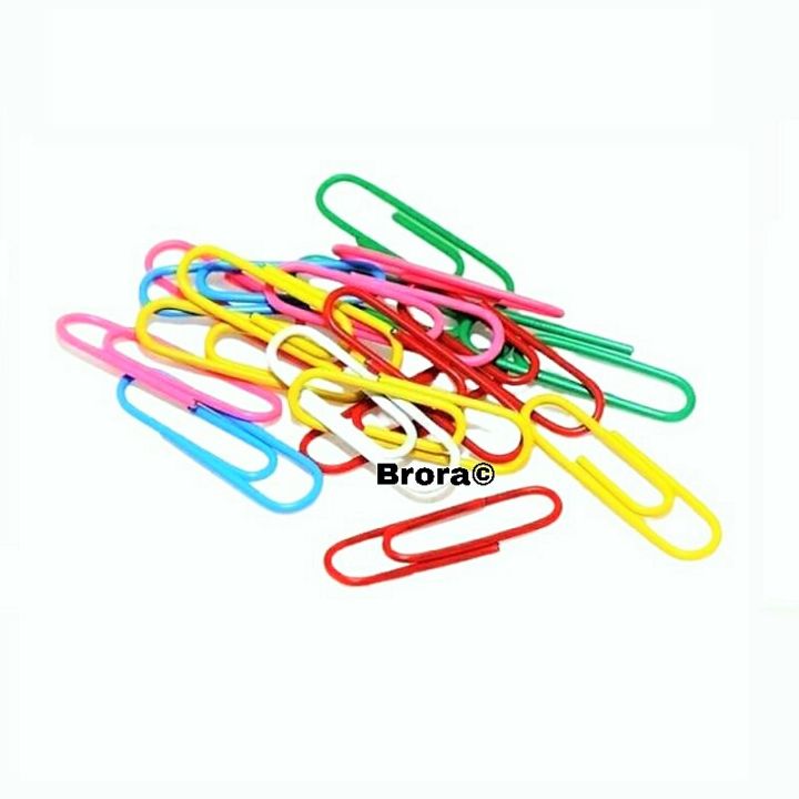 Multicolor Paper Clips - 100 Pcs | Daraz.lk