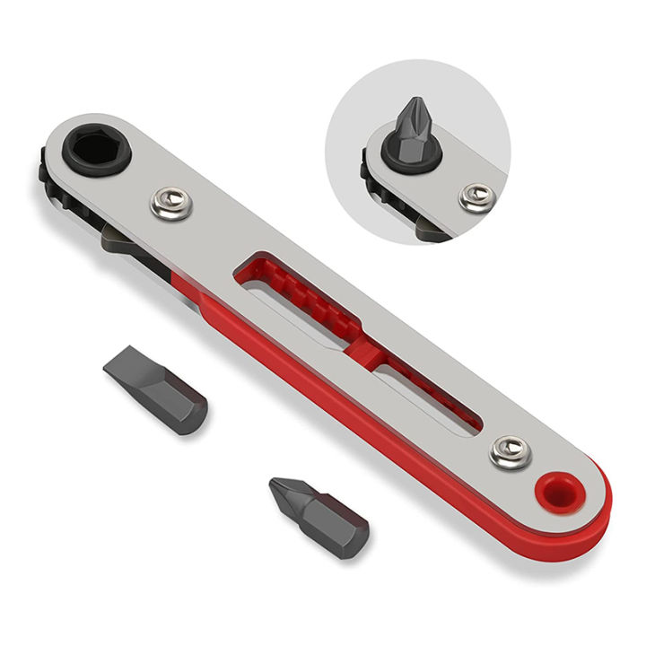 【PrimePicks123】Flat 4 Inch Mini Ratchet Wrench Screwdriver Set 90 ...