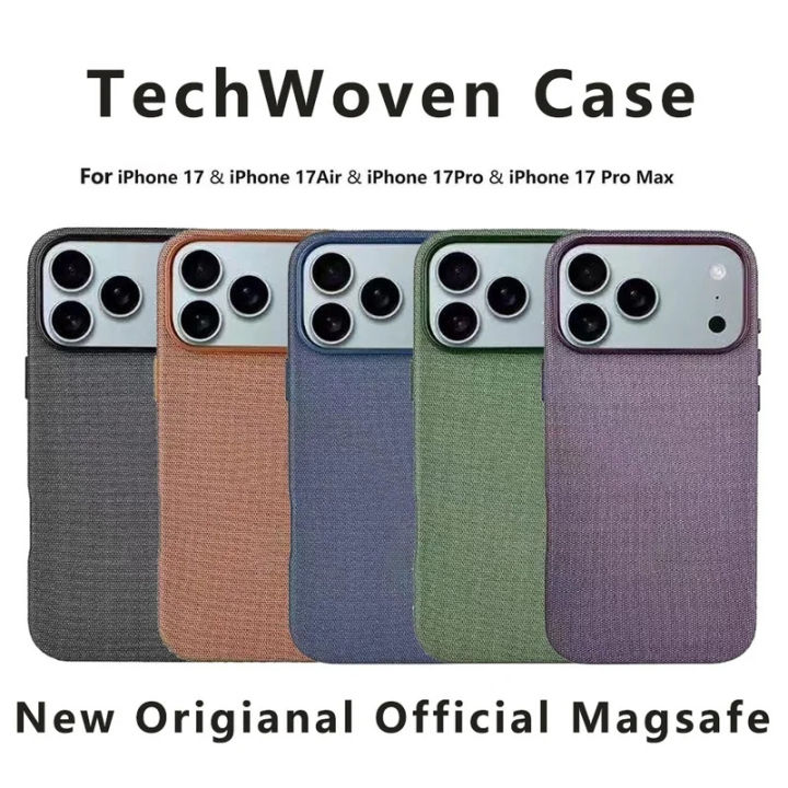 Official Magsafe Techwoven Magnetic Case for Apple IPhone 17 Pro Max 17 ...