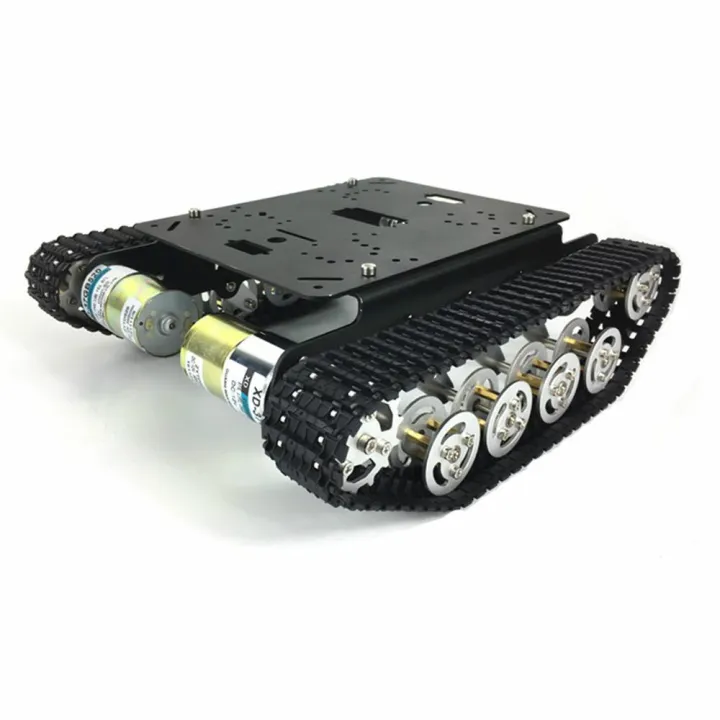 KOGEEK TS100 Tank Chassis TS100 Shock Absorber Metal Robot Tank Car Kit ...