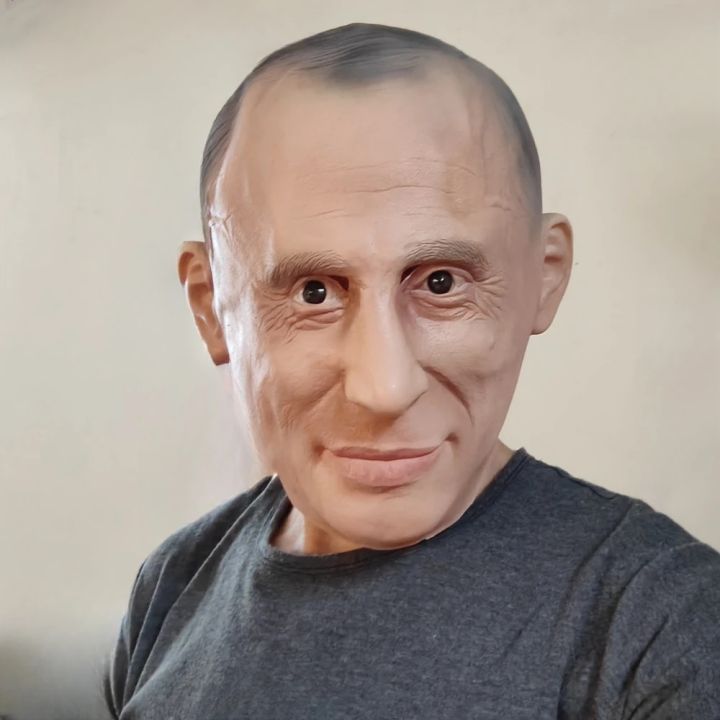 Russian President Vladimir Putin Mask Latex Realistic Bald Man Masks ...