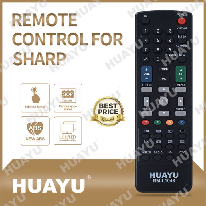 Sharp LCD/LED TV Remote Controller RM-L1046 | Daraz.lk