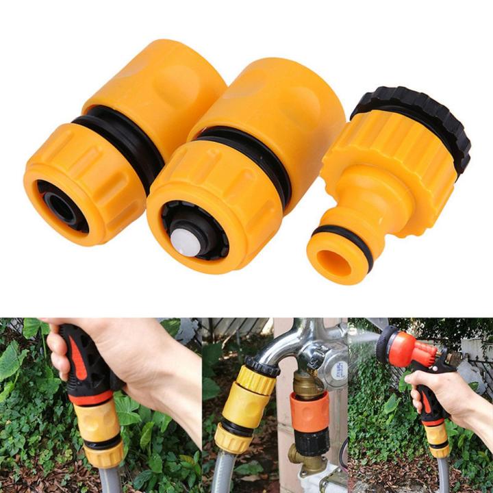 3Pcs Fast Coupling Adapter Drip Tape For Irrigation Hose Connector With ...