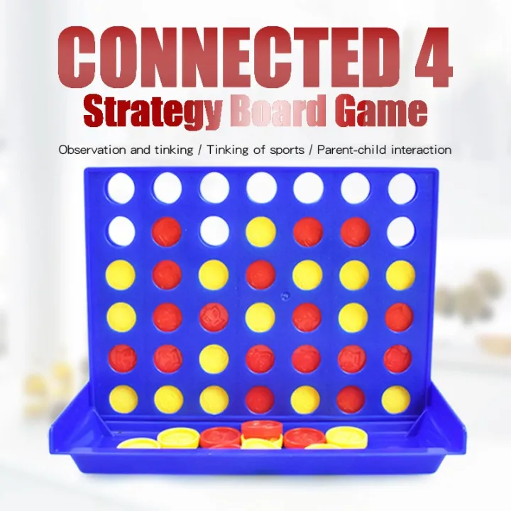 【DIV MALL】Connect 4 Game Strategy Board Game for Ages 6 Up Classic ...