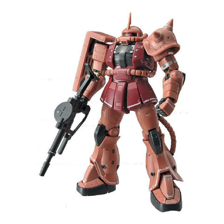 Bandai genuine Gundam assembled model RG02 1/144 Char Red Zaku MS-06S ...