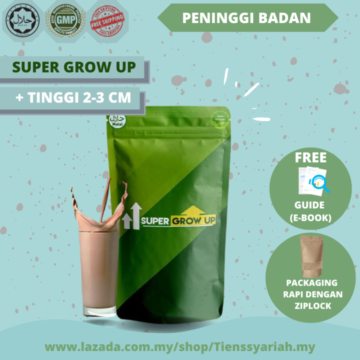 SUPER GROW UP SUPPLEMENT UBAT TINGGI BADAN HERBA susu tambah tinggi ...