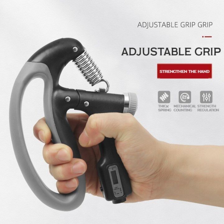10-100Kg Adjustable Heavy Gripper Fitness Hand Exerciser Grip Wrist ...