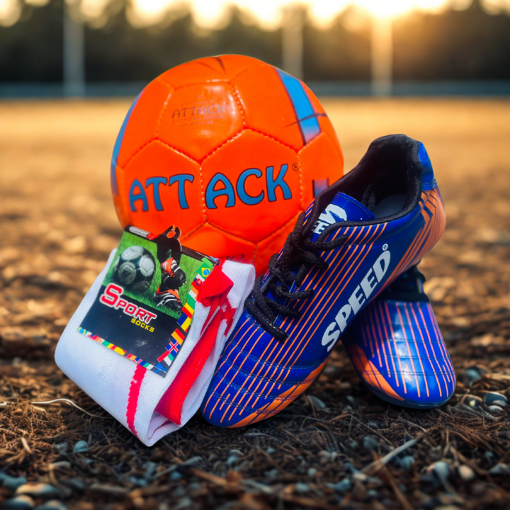 All-in-One Football Gear – Football + Shoes + Socks | Daraz.lk