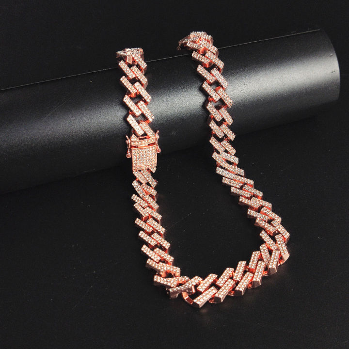 Bracelet Lace Cuban Hip Hop Men's and European Quad mm New Supply 14 ...