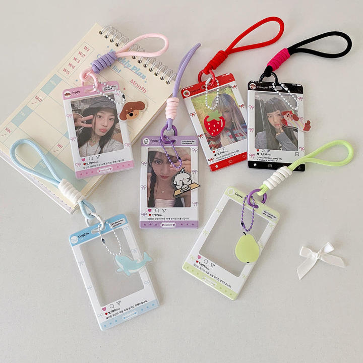 Creative Student Id Badge Holder Dust-Proof 3 Inch Photocard Holder ...