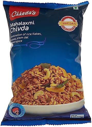 Chheda's Mahalaxmi Chivda 170g | Authentic Indian Namkeen | Traditional ...