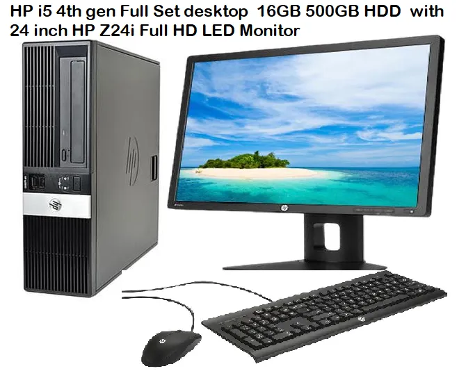 HP RP5 5810 desktop i5 4th gen 16GB 500GB HDD Full Set Desktop computer ...