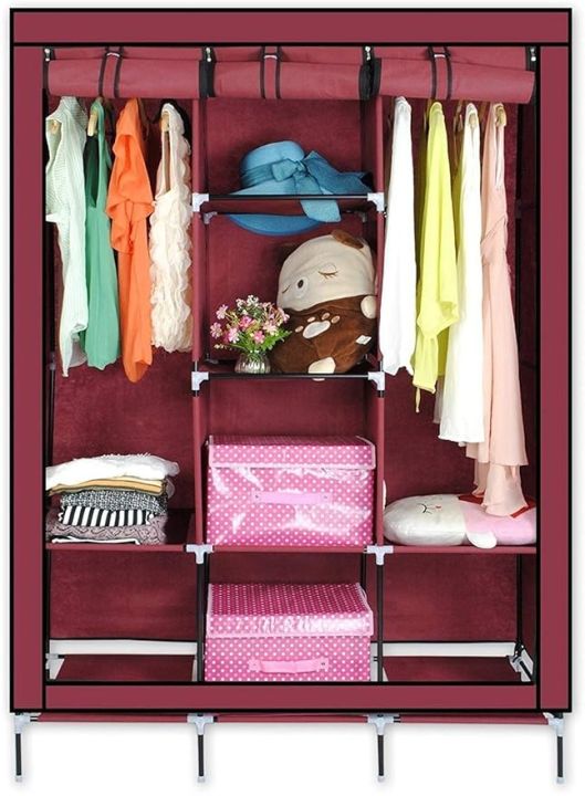 3 Door Hanging Locker Organizer Adjustable School Locker Shelf Hanging ...