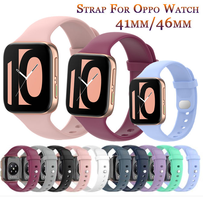 Official Style Silicone Watch Strap For Oppo Watch 41mm 46mm original ...