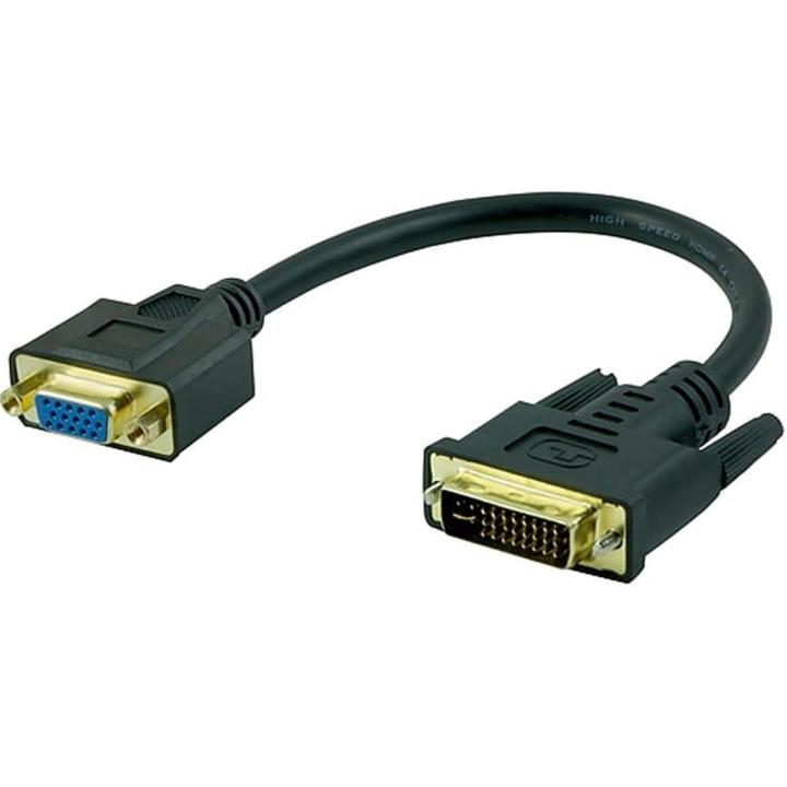 Dvi To Vga Cable - Black | Daraz.lk