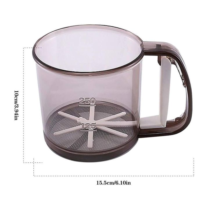 Plastic Sieve Cup Powder Flour/ Flour Sifter Food Strainers | Daraz.lk